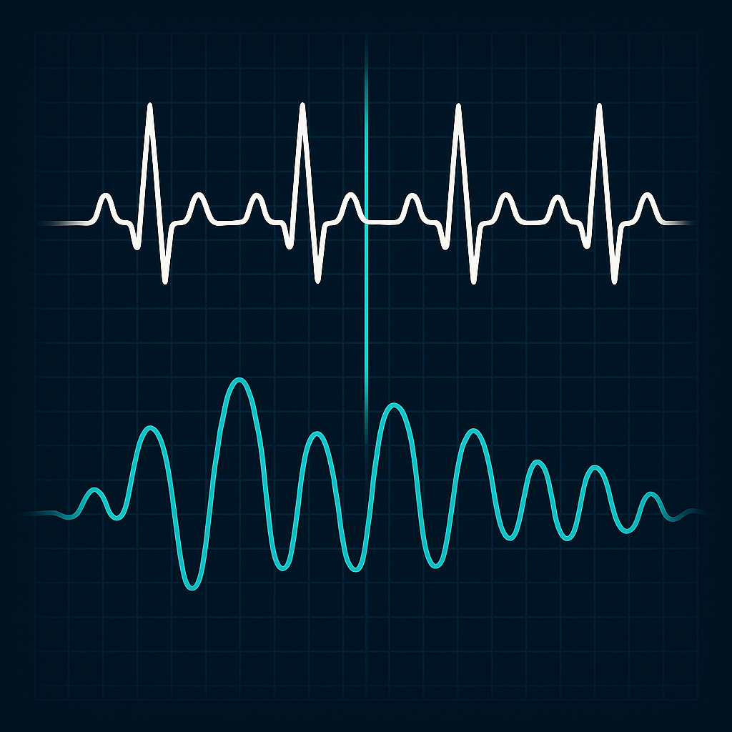 Биорадар: Часть 1. Анализ сигнала радарного и ЭКГ сигналов | Engee ‒ Сообщество