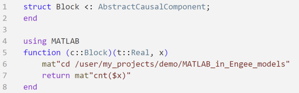 Использование MATLAB внутри блока Engee Function | Engee Community